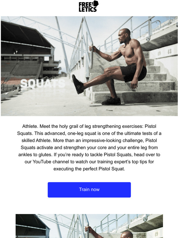 Freeletics: Pistol Squats 101 - a guide to leveling up | Milled