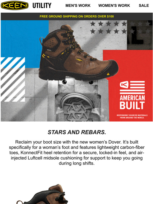 KEEN: Resolute. Determined. American Built. | Milled
