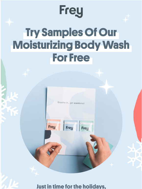 Frey: Free Body Wash Samples! | Milled
