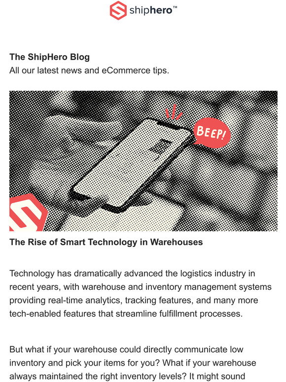 ShipHero: ShipHero Blog: The Rise of Smart Technology in Warehouses ...