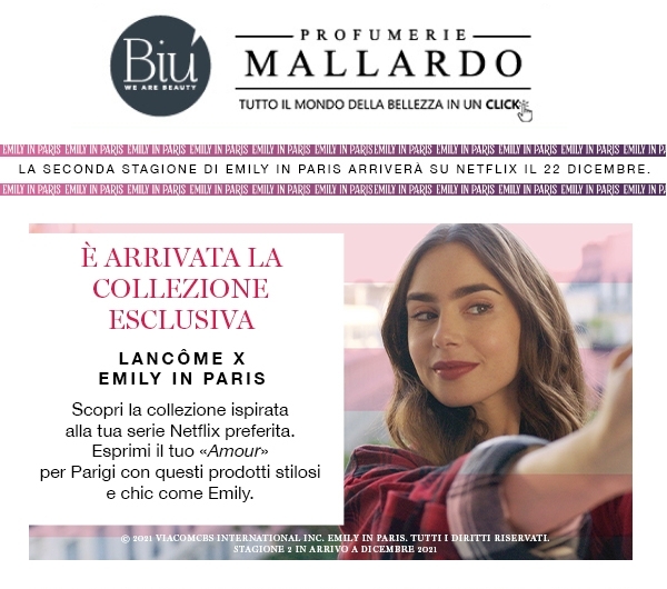 Profumerie Mallardo IT: Scopri la collezione Emily in Paris in ...