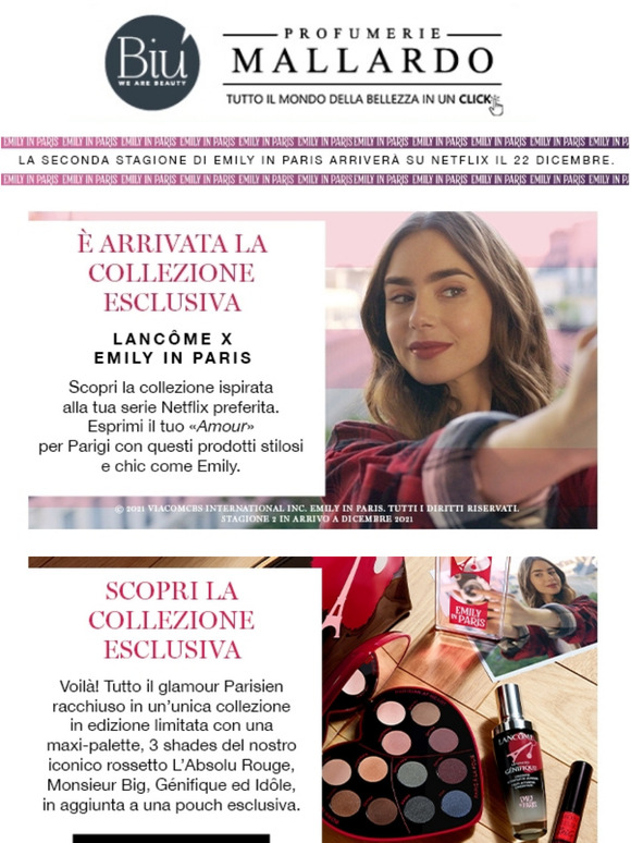 Profumerie Mallardo IT: Scopri la collezione Emily in Paris in ...