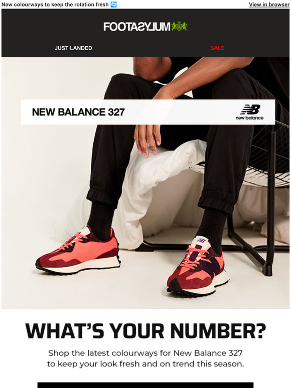 Footasylum: New Balance 327 | Milled