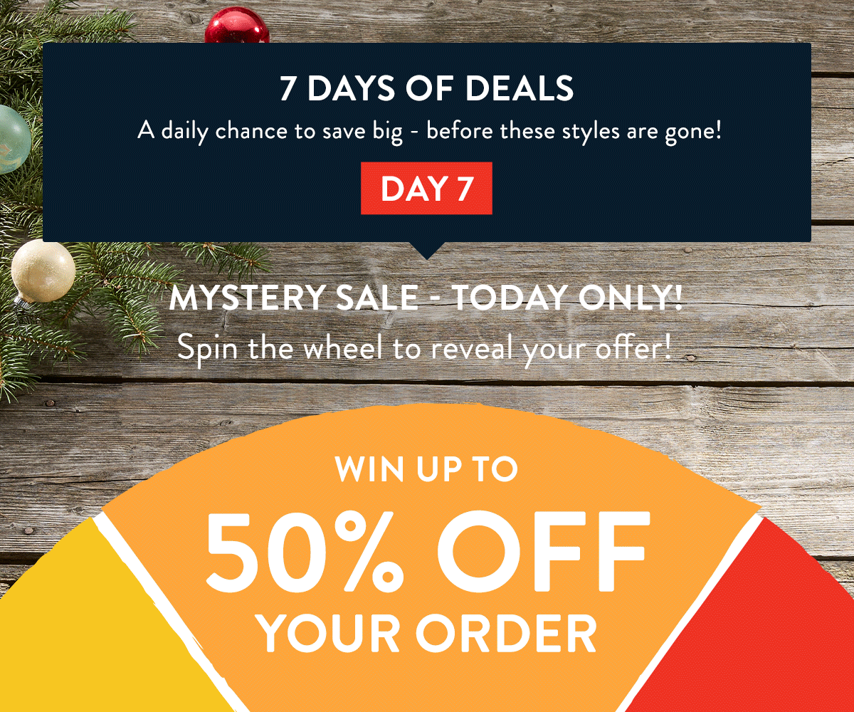Sperry Only A Few Hours Left Spin To Win Up To 50 Off Your Order Milled