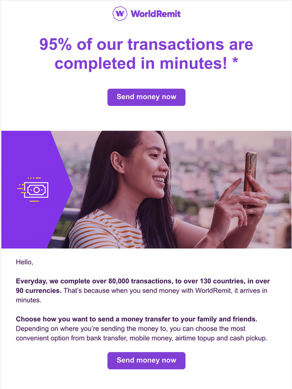 WorldRemit: Send money to over 130 countries with us | Milled