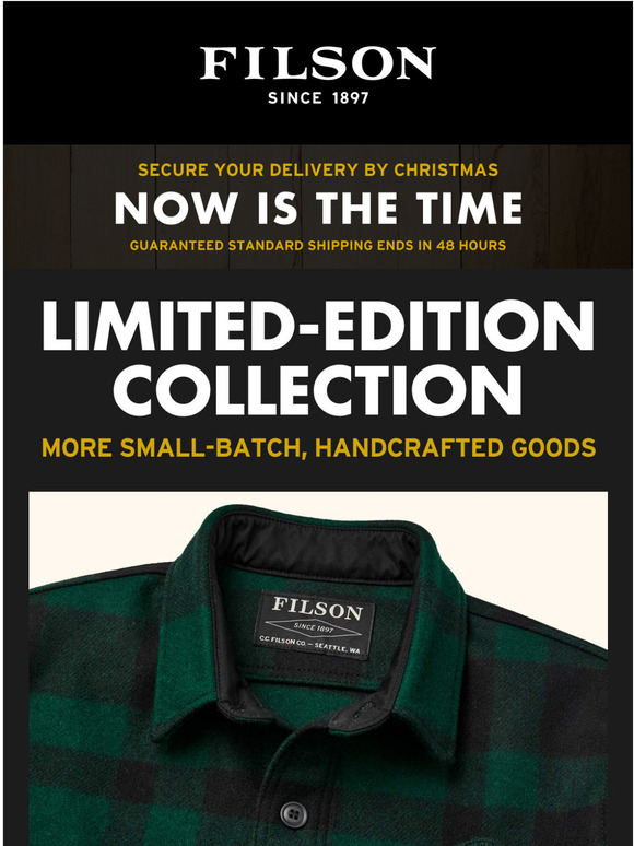 Filson: Ltd. Ed. Holiday Goods: Round Two | Milled