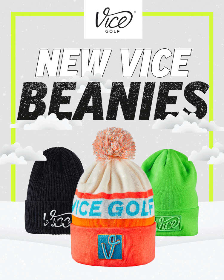 Vice Golf: Fight the cold with brand-new VICE Beanies! | Milled