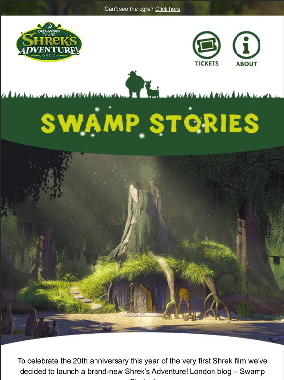 Shrek's Adventure: Your first edition of Swamp Stories enclosed... | Milled