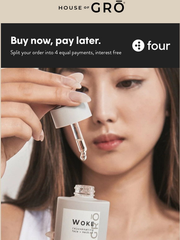 House of Gro: Introducing Four - buy now, pay later | Milled
