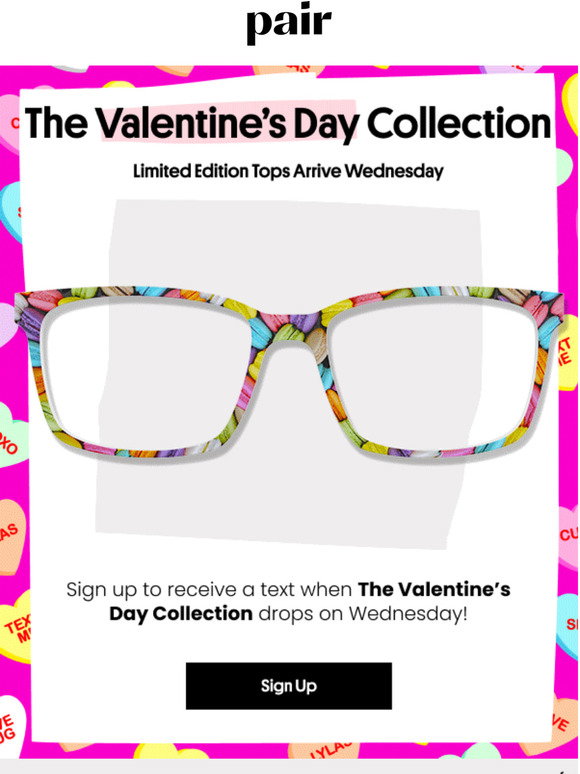 Pair Eyewear: Coming Soon: The Valentine's Day Collection | Milled