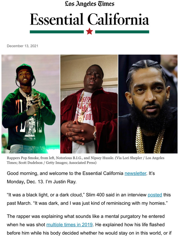 Los Angeles Times: Essential California: Rappers in L.A. who died in ...