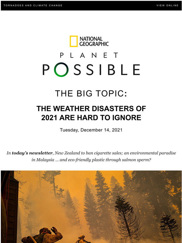 National Geographic: Weather disasters of 2021 are hard to ignore | Milled