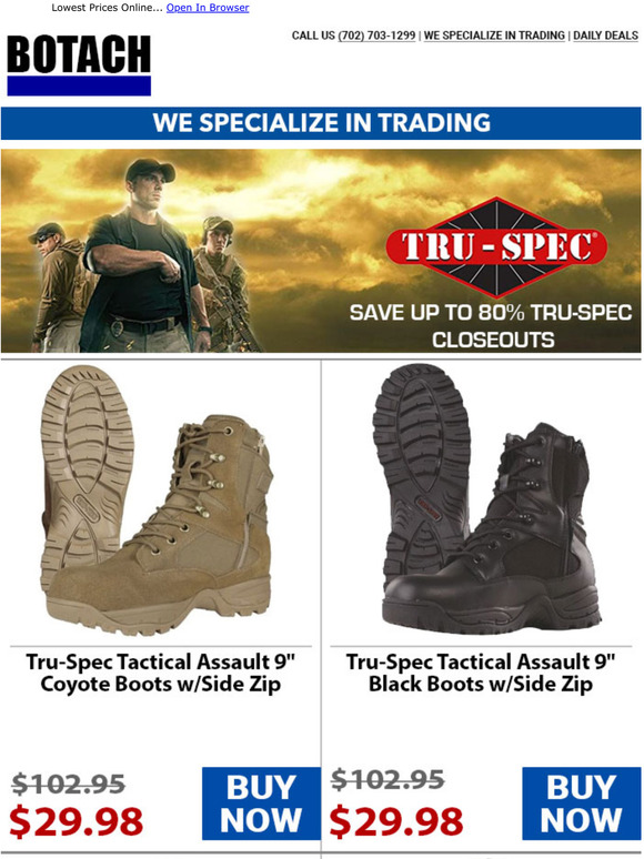 Botach Tactical: Tru Spec Blowout Sale - Shop Now ! | Milled