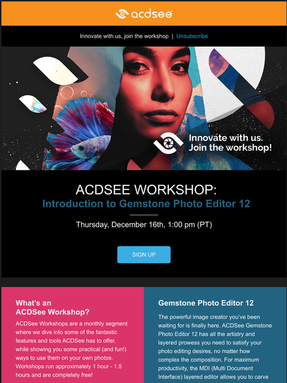 ACD Systems: Join the next workshop and deep dive into our latest ...
