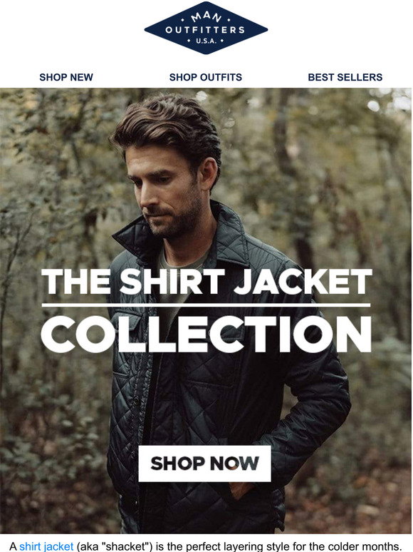 Man Outfitters: The Shirt-Jacket Collection | Milled