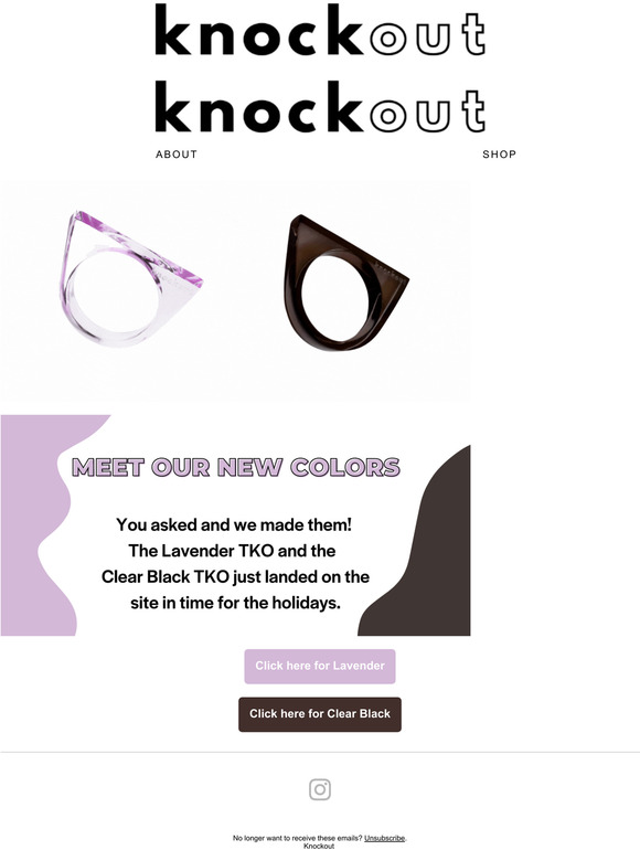 Knockout: You HAVE to see these new colors! | Milled