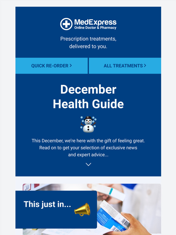 MedExpress: Your December health guide is here! | Milled