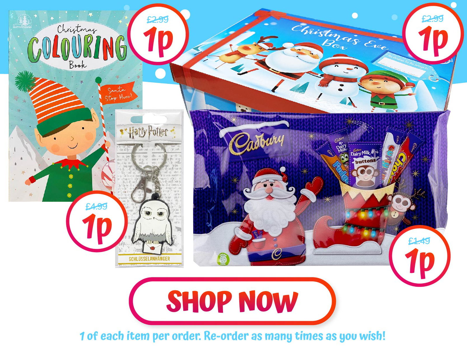 PoundToy: ONE PENNY Selection Boxes | Milled
