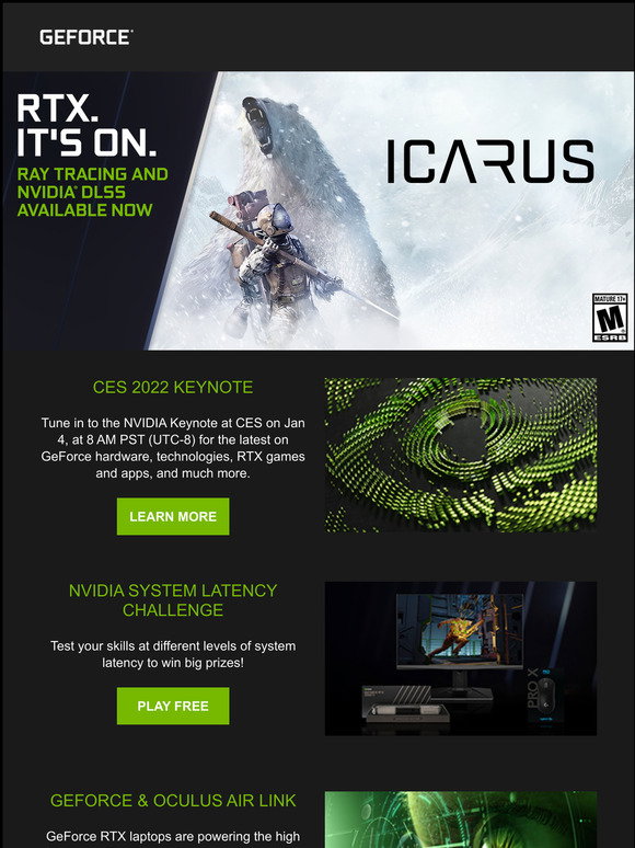 Nvidia: ICARUS Available Now with DLSS and Ray Tracing | Milled