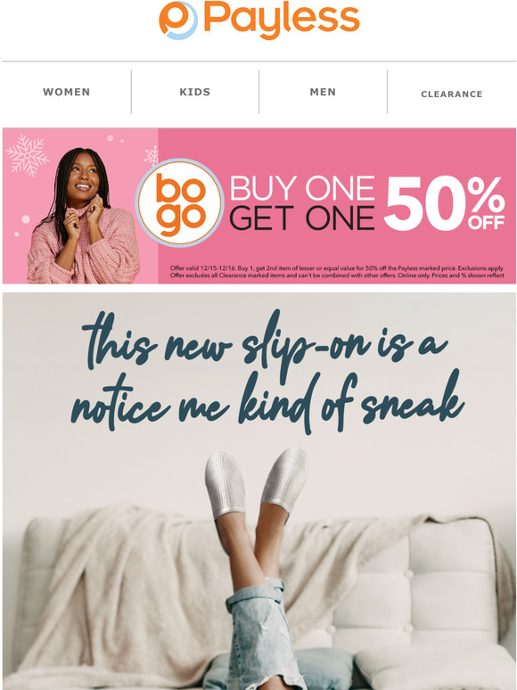Payless: These *new* slip-on sneaks are calling your name And BOGO 50% ...