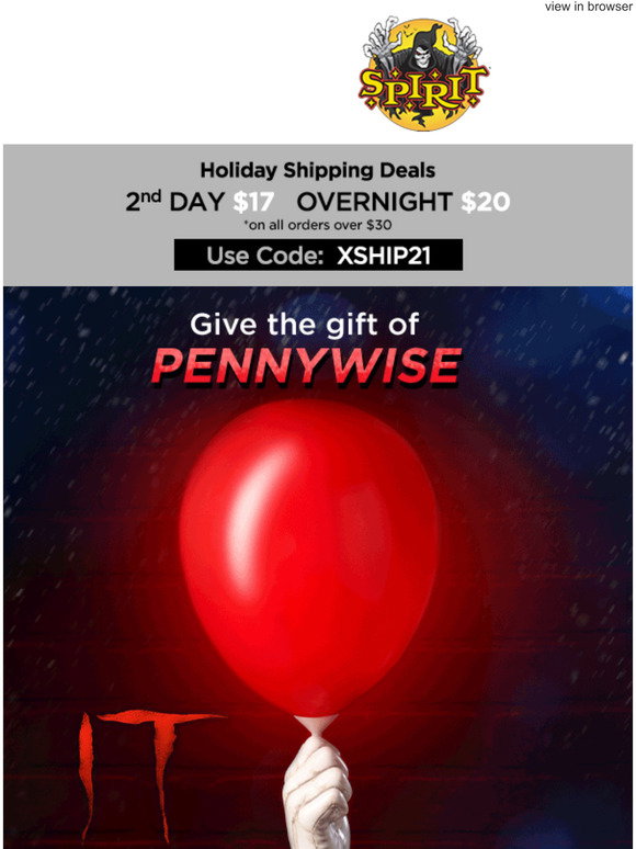Spirit Halloween: These Pennywise gifts are IT | Milled
