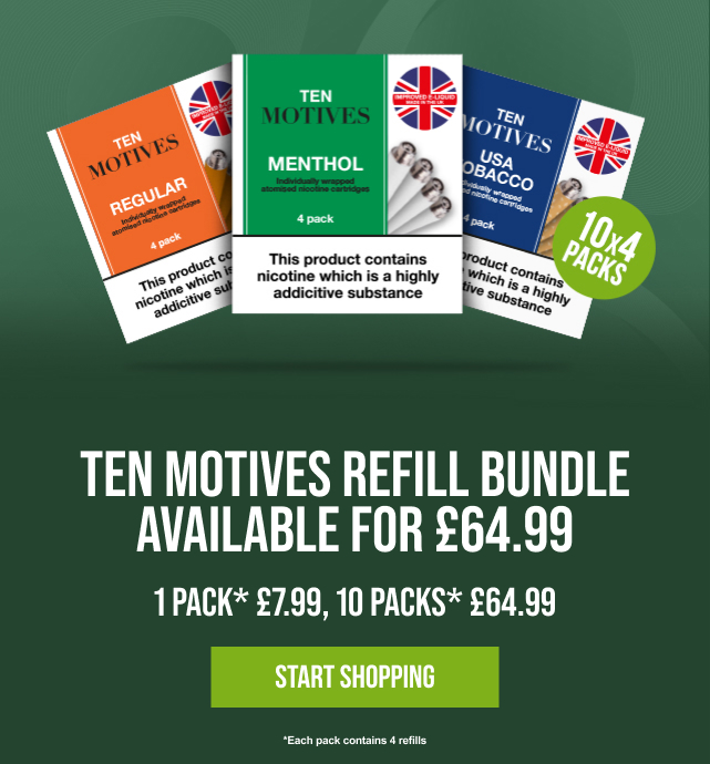 Ten Motives: Ten Motives Refill Bundle available for 64.99 | Milled