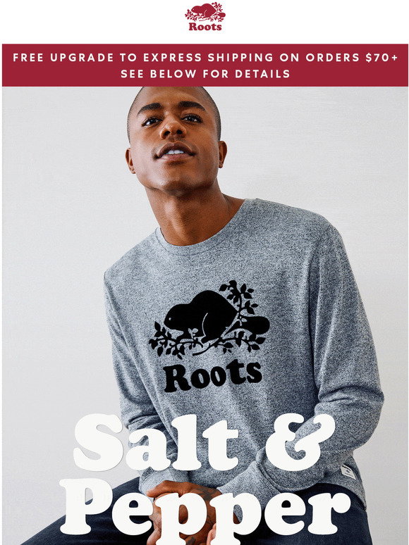 Roots: Cozy Does It! Salt & Pepper Sweats For The Whole Family | Milled