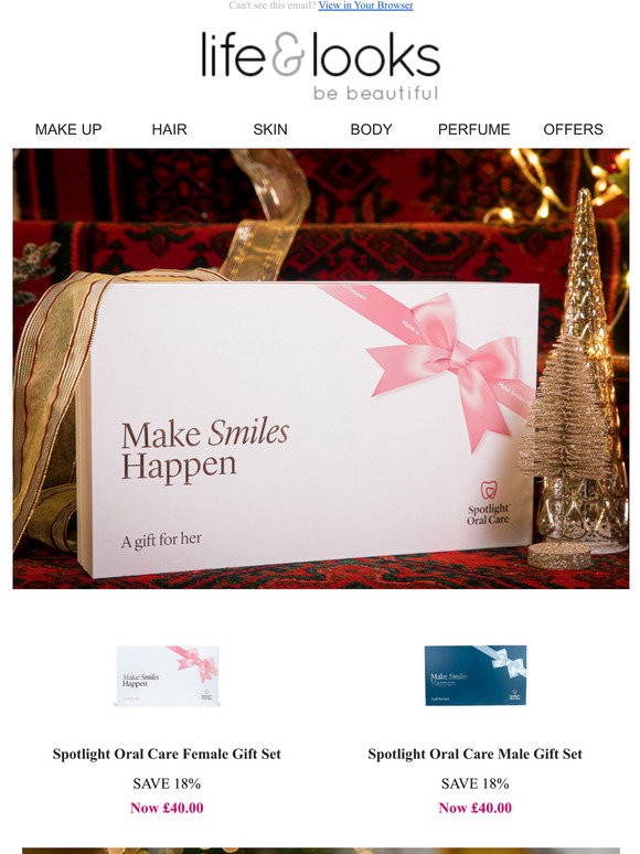 Life and Looks: Sparkle & Save Spotlight Oral Care Gift Sets | Milled