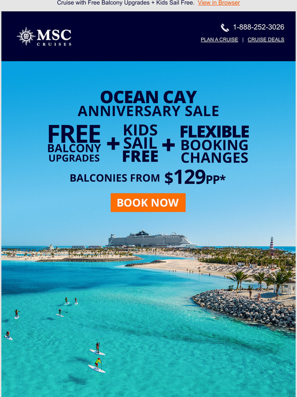 MSC Cruises: -It's a Special Anniversary and Youre Invited | Milled