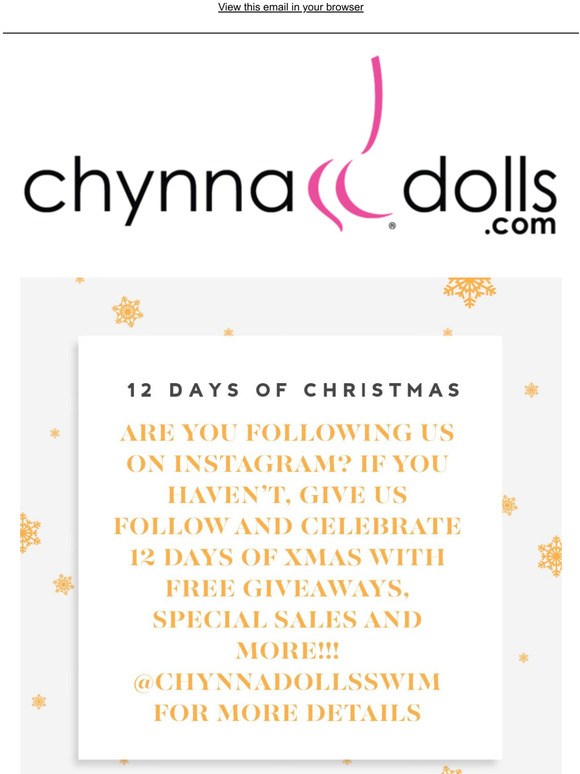 Chynna Dolls: FREE face mask | Milled