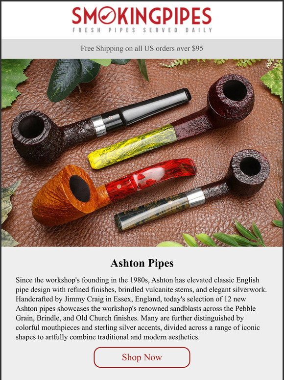 Smokingpipes: Iconic Sandblasts and Classic English Style | Ashton ...