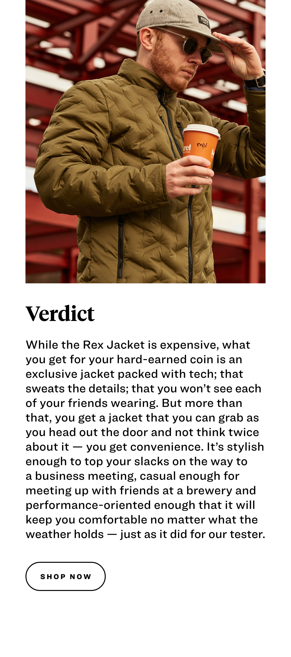 Gear Patrol: AETHER's Rex Jacket Sweats the Details | Milled