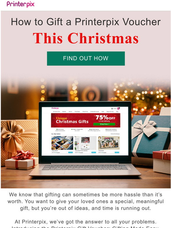 PrinterPix: How to Give a Printerpix Gift Voucher | Milled