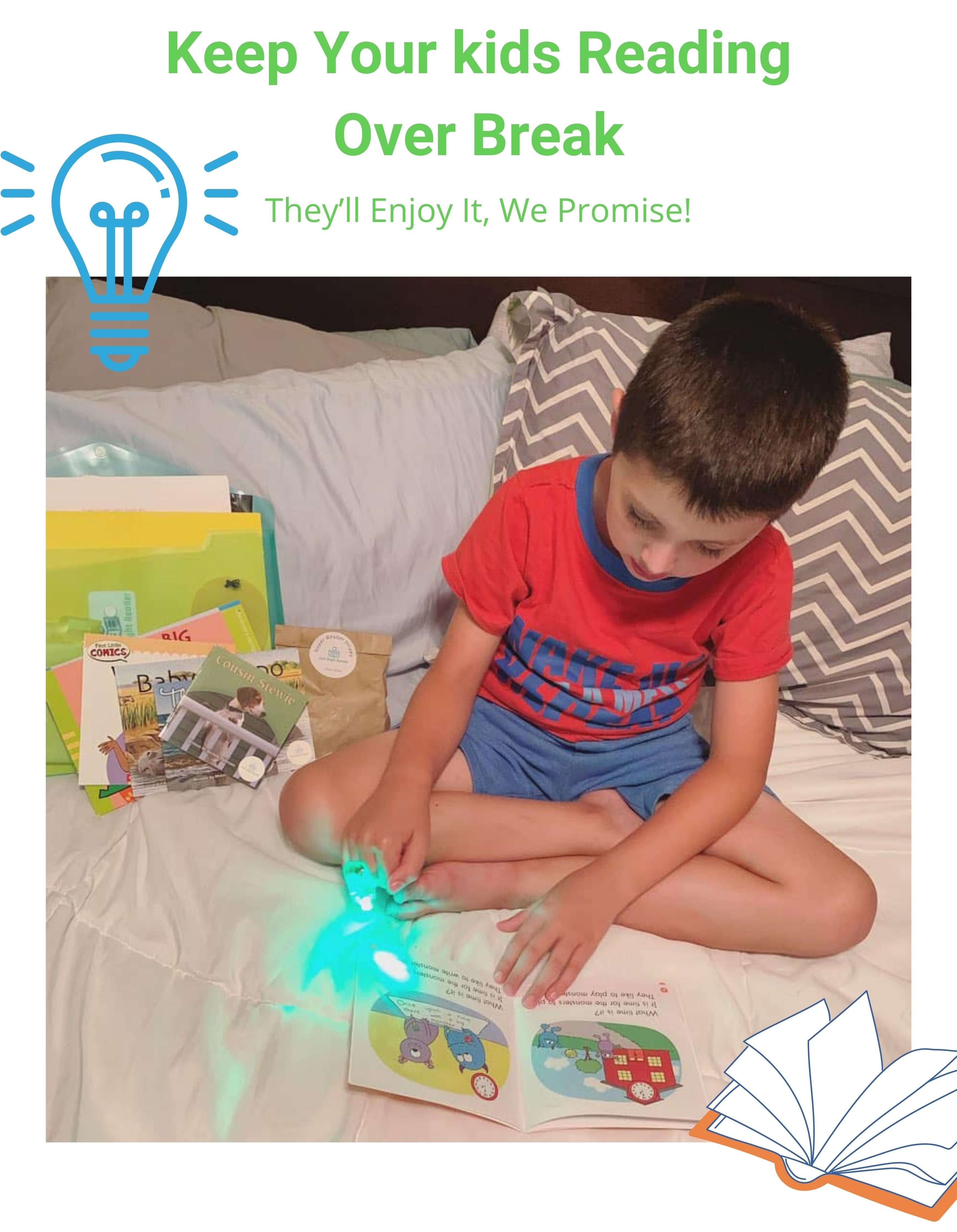 Just Right Reader: 5 Tips To Keep Kids Reading Over Break | Milled