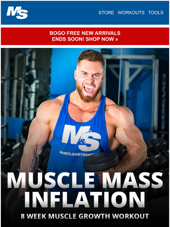 Muscle & Strength: Muscle Mass Inflation: 8 Week Muscle Growth Workout ...