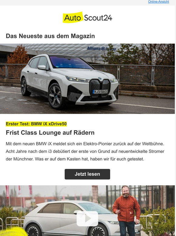 AutoScout24 ES: BMW iX xDrive50 Fahrbericht | Milled