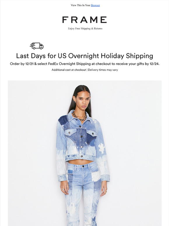 frame denim: The Striking Denim Trend Taking Over Your Feed | Milled