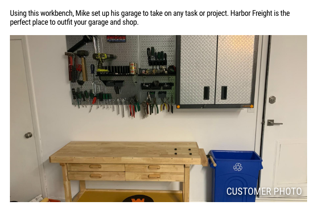 Harbor Freight: This workbench does it all... | Milled