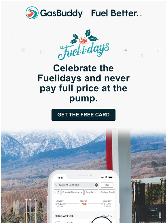 GasBuddy: A GasBuddy card gets you better prices at the pump. | Milled