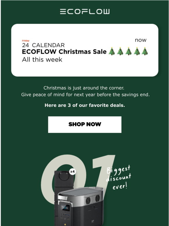 EcoFlow: Our 3 favorite things about Christmas | Milled