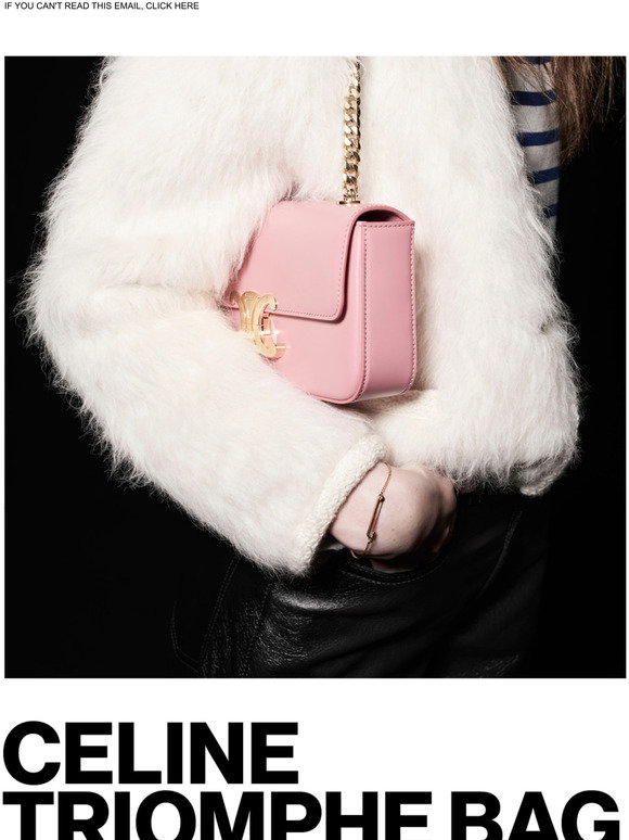 CÉLINE: CELINE TRIOMPHE BAG IN NEW COLORS | Milled