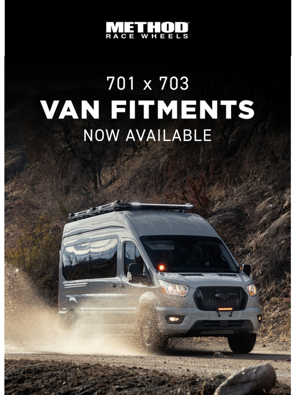 Method Race Wheels: 701 x 703 Ford Transit AWD & ProMaster fitments are ...