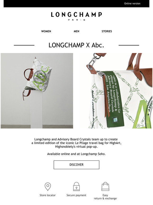 Longchamp: The Longchamp x Abc. Collaboration | Milled