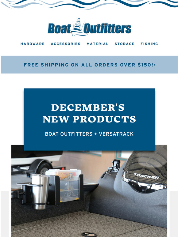 Boat Outfitters: NEW VersaTrack products | Milled