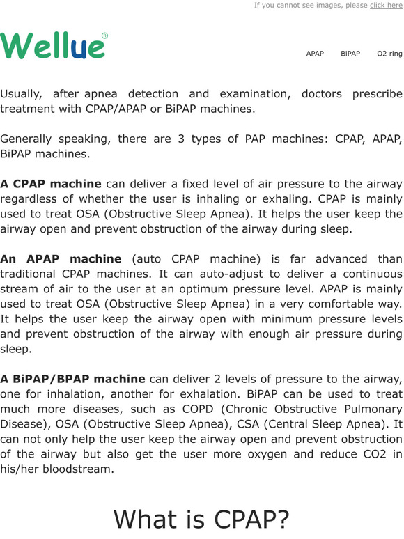 Wellue: Alternative to CPAP machine | Milled