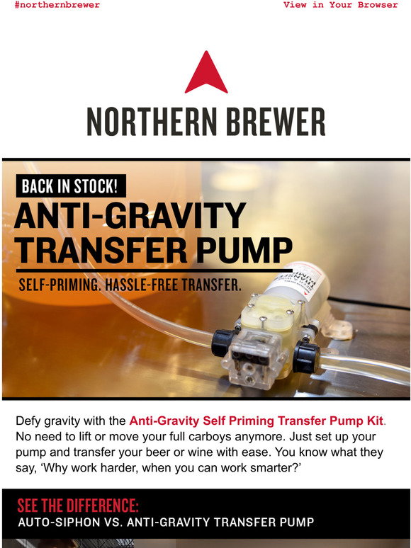 Northern Brewer: Dont Break Your Back, Stop Lifting Carboys | Milled