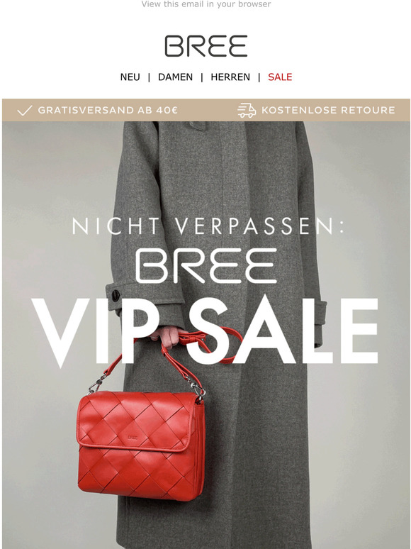 BREE: Bald startet unser VIP-Sale | Milled