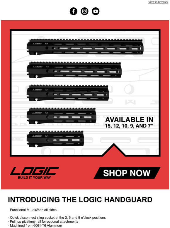 Ballistic Advantage: Introducing the Logic Handguard! | Milled