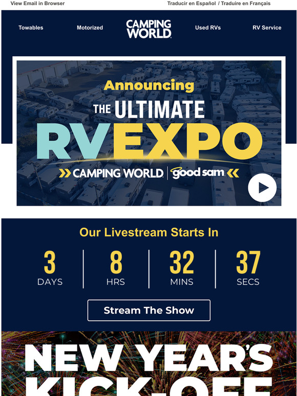 Camping World: ANNOUNCING The Ultimate RV Expo! | Milled
