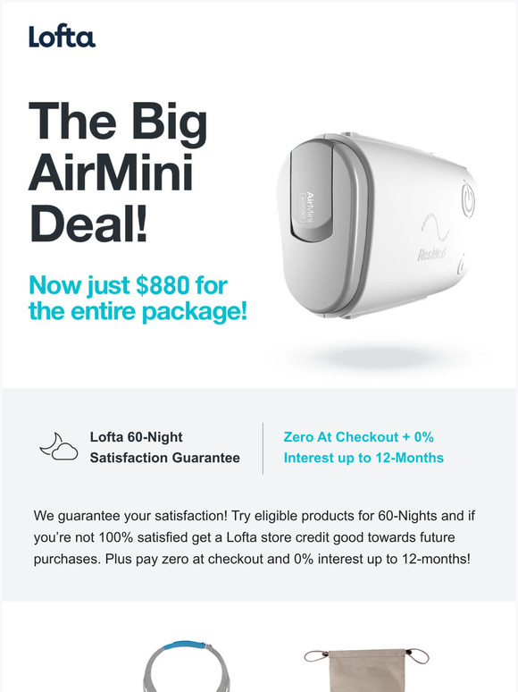 Lofta: Save Big Today - ResMed AirMini Travel CPAP Ultimate Package ...